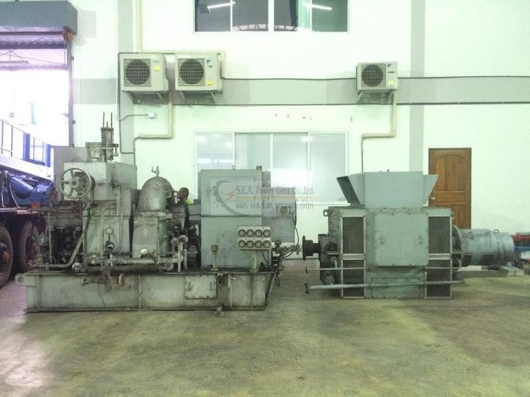 เครื่องปั่นไฟ Steam Turbine 2,000kW Shinko มือสองราคาถูก - SEA Power Gent